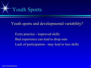 Late childhood developmental variability | PPT