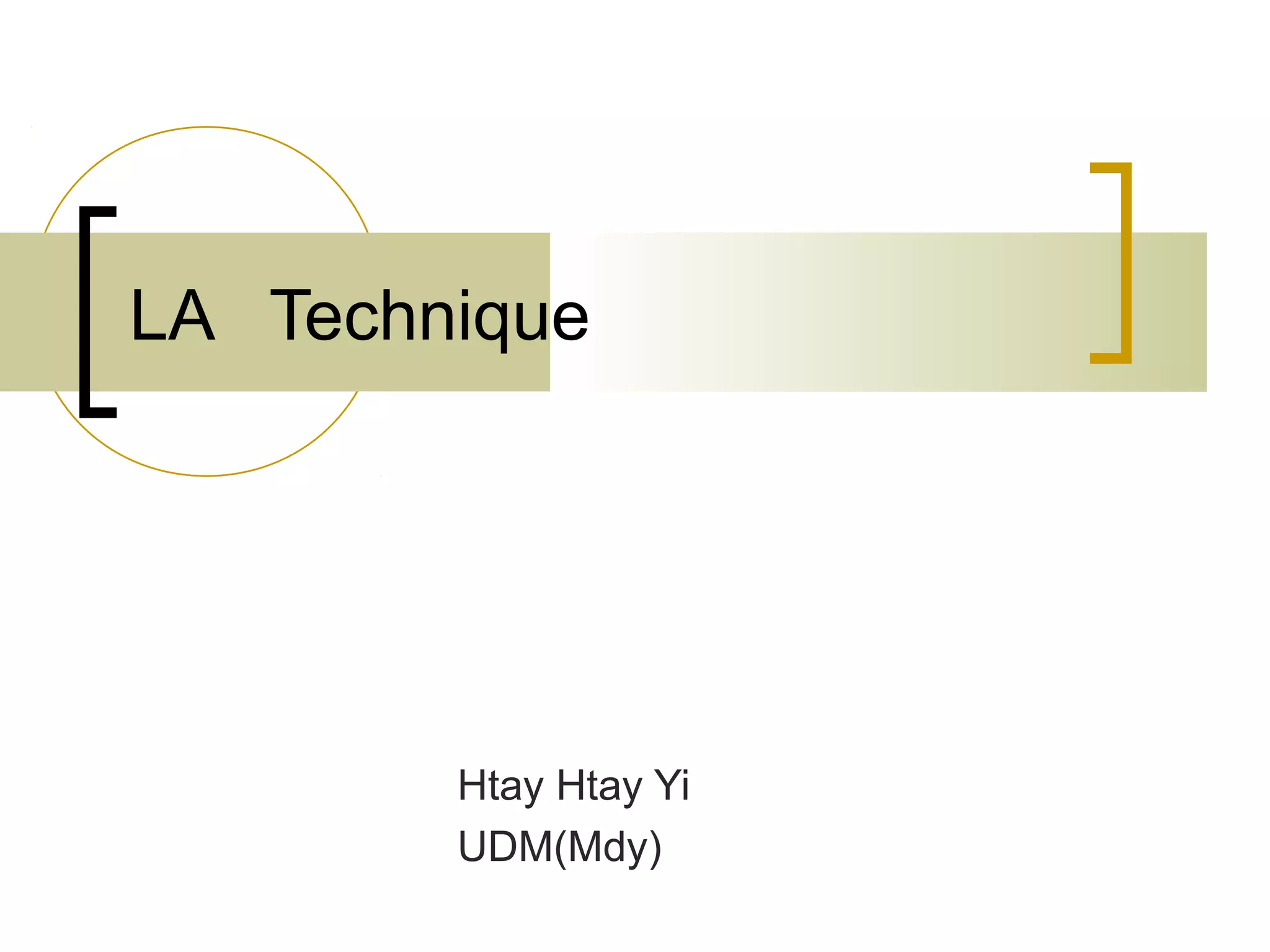 Local Anesthesia Injection Technique | PPT
