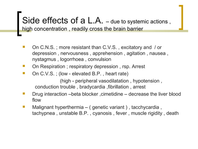 Local Anesthesia Injection Technique | PPT | Heart and Cardiovascular ...