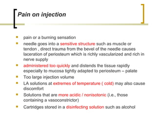 Local Anesthesia Injection Technique | PPT