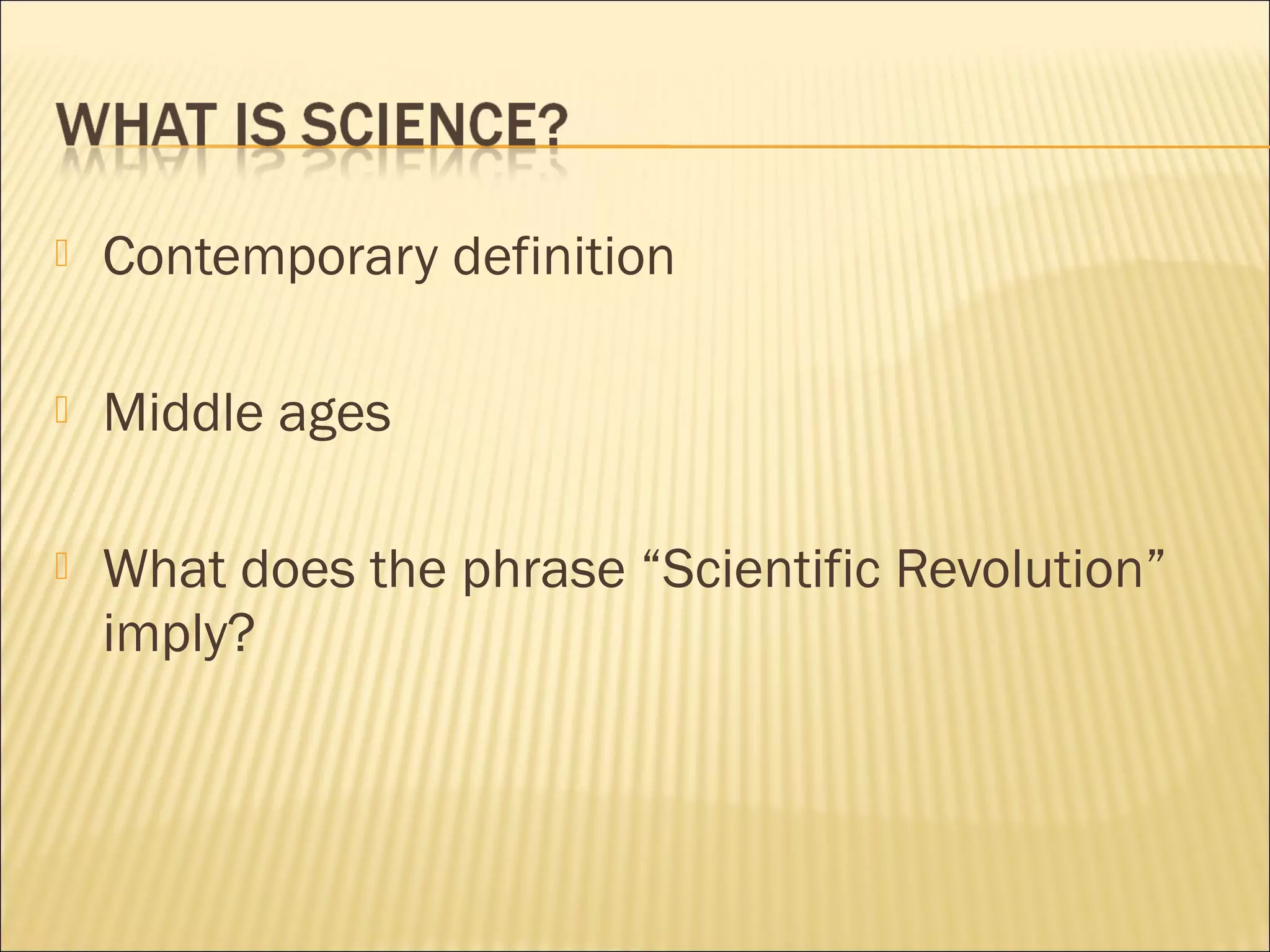 Late classical and medieval science | PPT