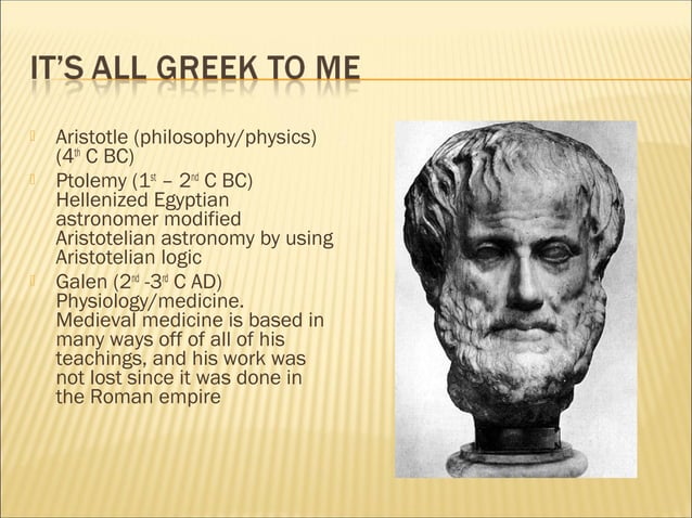 Late classical and medieval science | PPT