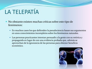 La telepatía1 | PPTX