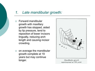 Late mandibular incisor crowding | PPT