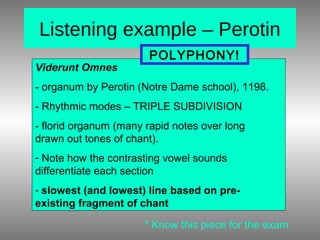 Late Medieval Music | PPT