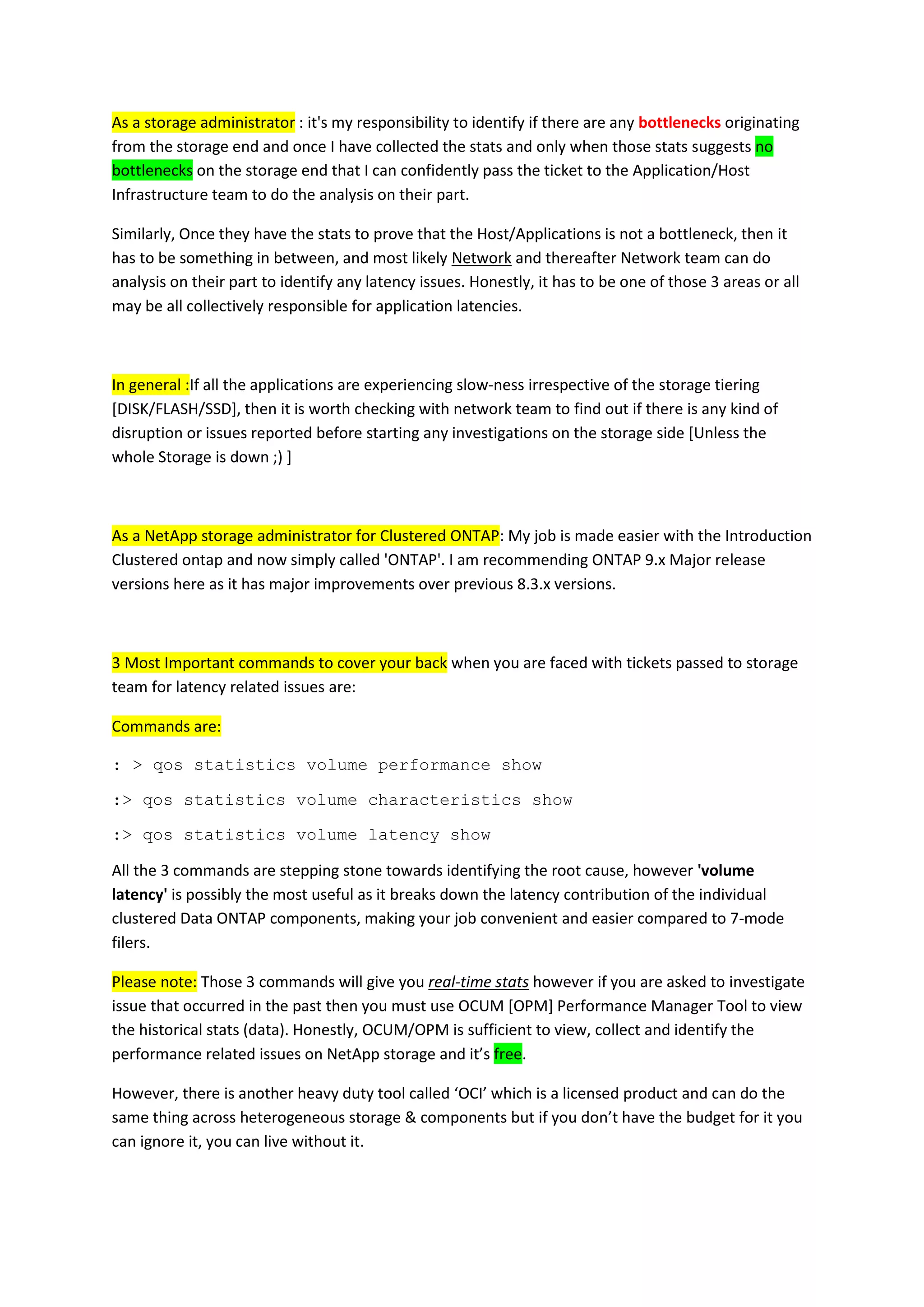 Latency In Storage Pdf