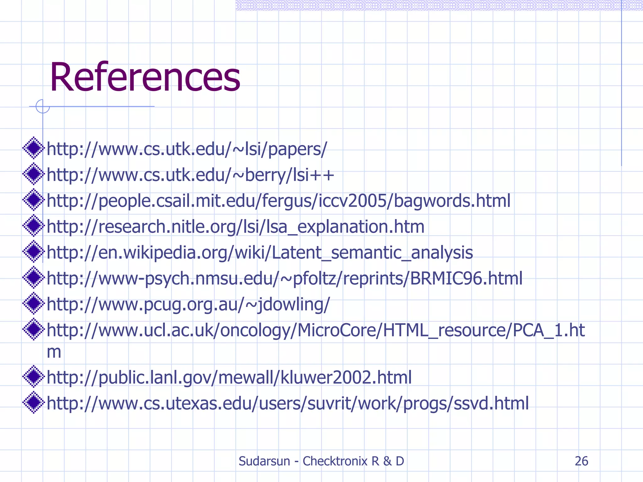 Latent Semantic Indexing For Information Retrieval | PPT