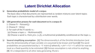 Latent dirichletallocation presentation | PDF