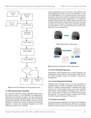 Latent fingerprint and vein matching using ridge feature identification | PDF