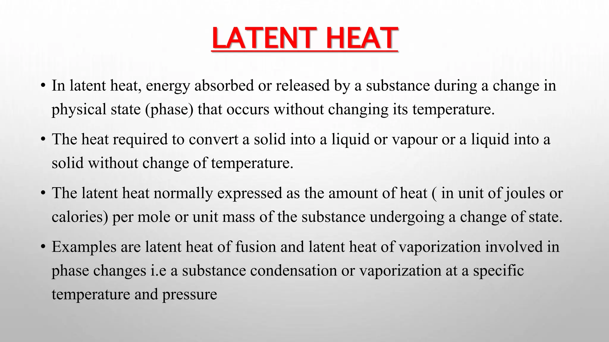 State of matter and properties of matter (Part-2) (Latent Heat, Vapour ...