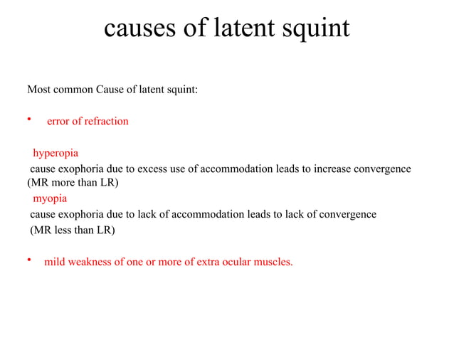 LATENT SQUINT.pptx (LATENT SQUINT,SQUINT) | PPTX | Eye and Vision ...