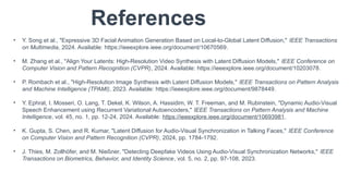 LatentSync Audio conditioned latent diffusion models | PPT