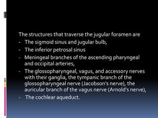 Late onset jugular foramen syndrome following head trauma | PPTX