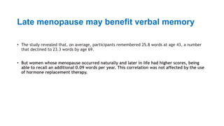 Understanding Late Onset Menopause: Navigating Reproductive Changes ...