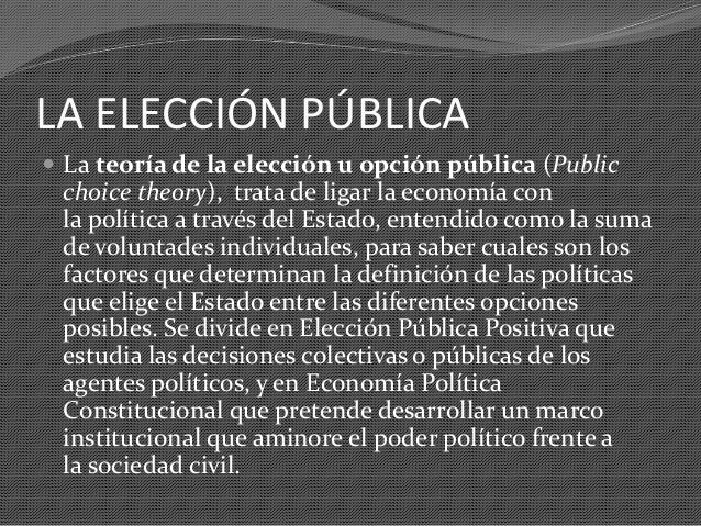 Descubre la Teoría de la Elección Pública: ¿Cómo influye en la toma de ...