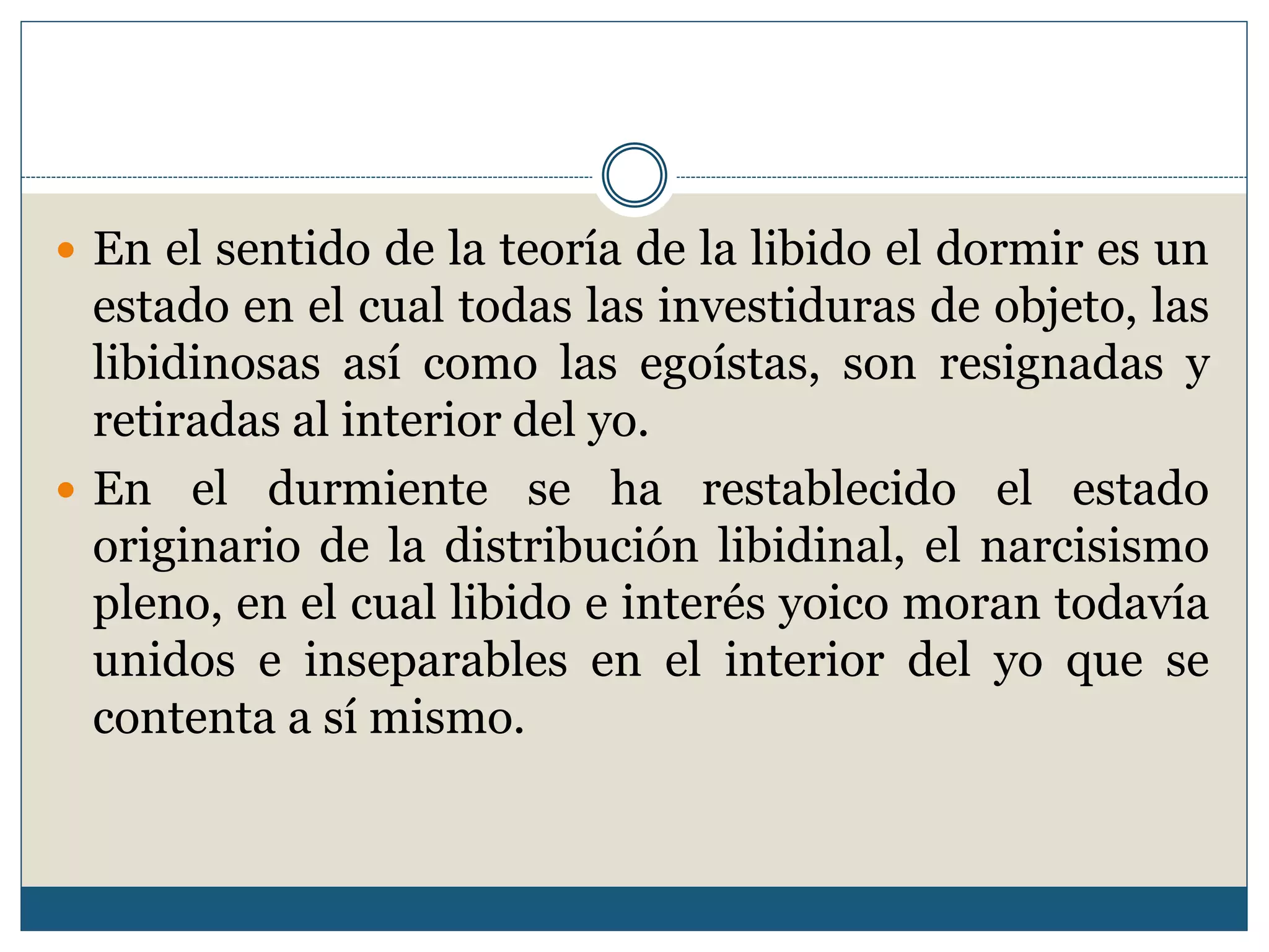 La teoría de la libido y el narcisismo | PPT