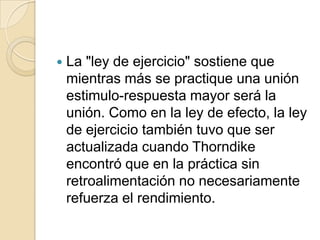 Ley Del Efecto De Thorndike