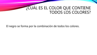 La teoria del color | PPT