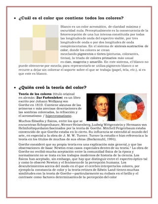 TEORIA DEL COLOR | DOCX