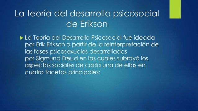La Teoria Del Desarrollo Psicosocial De Erik Erikson