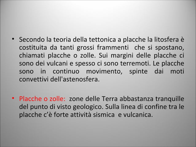 La Teoria Della Tettonica Delle Placche Diego | PPT