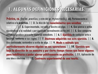 La Teoria Y La Practica | PPT