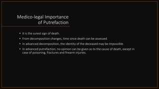 Late post mortem changes | PPTX