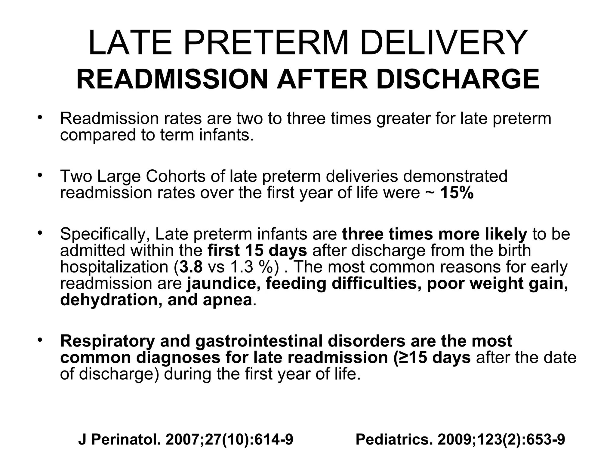 Late preterm delivery | PPT