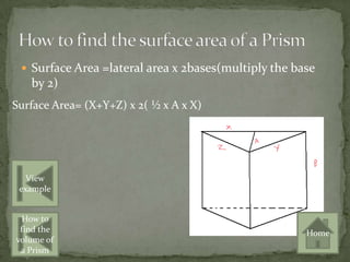 Lateral Areas, Surface Areas, And Volumes | PPSX
