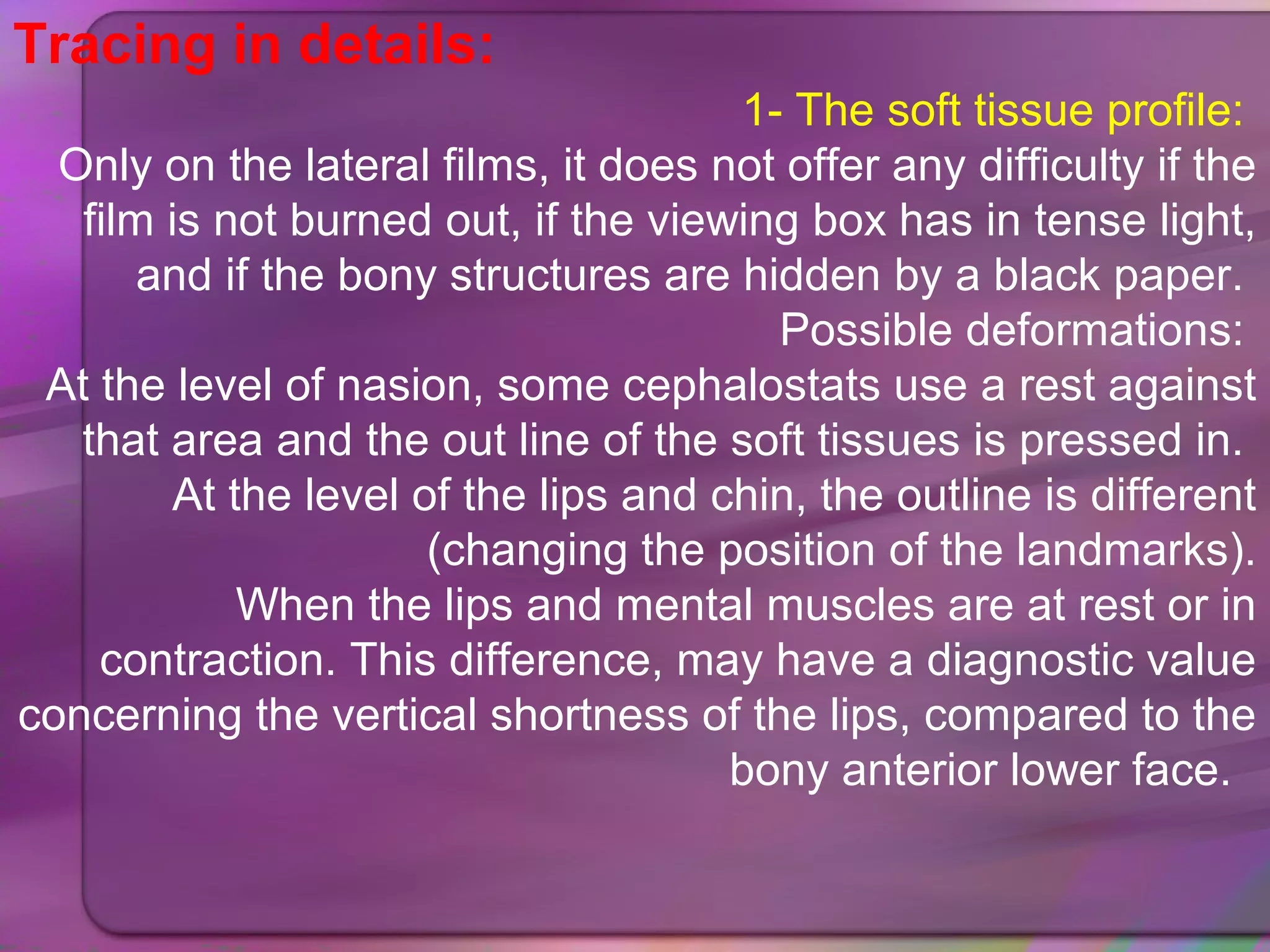 lateral cephalometric analysis in orthodontic | PPT