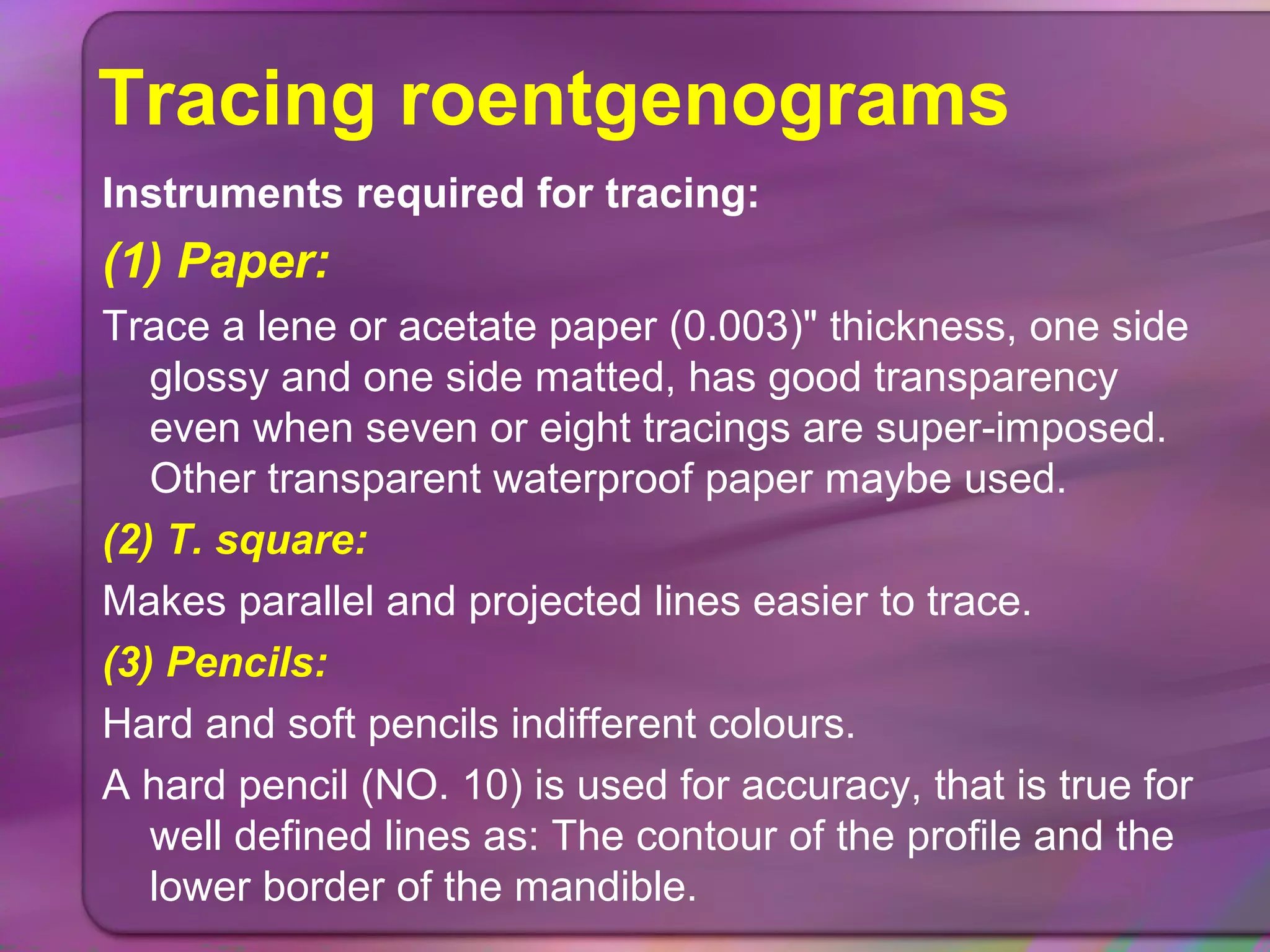 lateral cephalometric analysis in orthodontic | PPT
