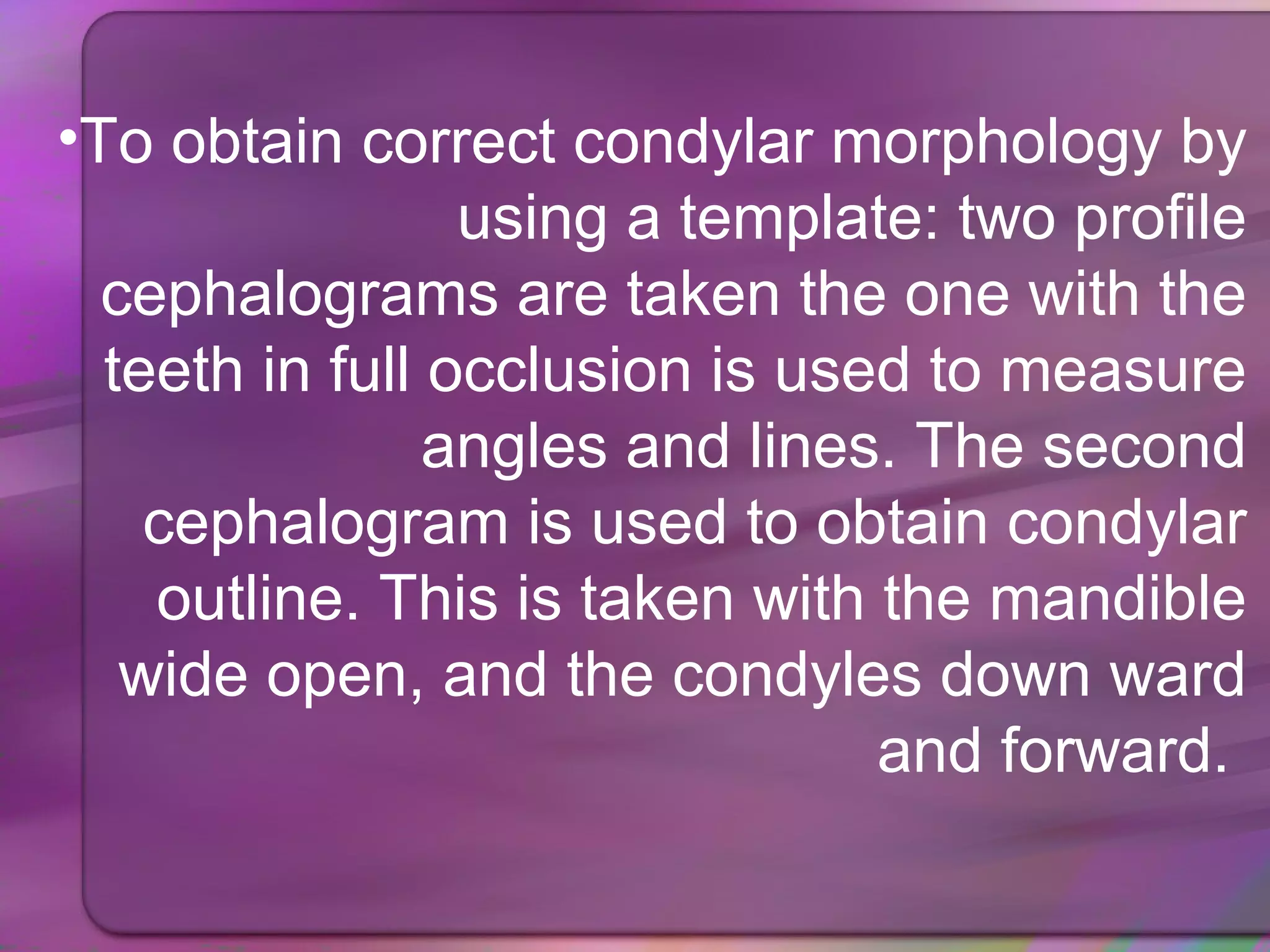 lateral cephalometric analysis in orthodontic | PPT