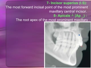 lateral cephalometric analysis in orthodontic | PPT
