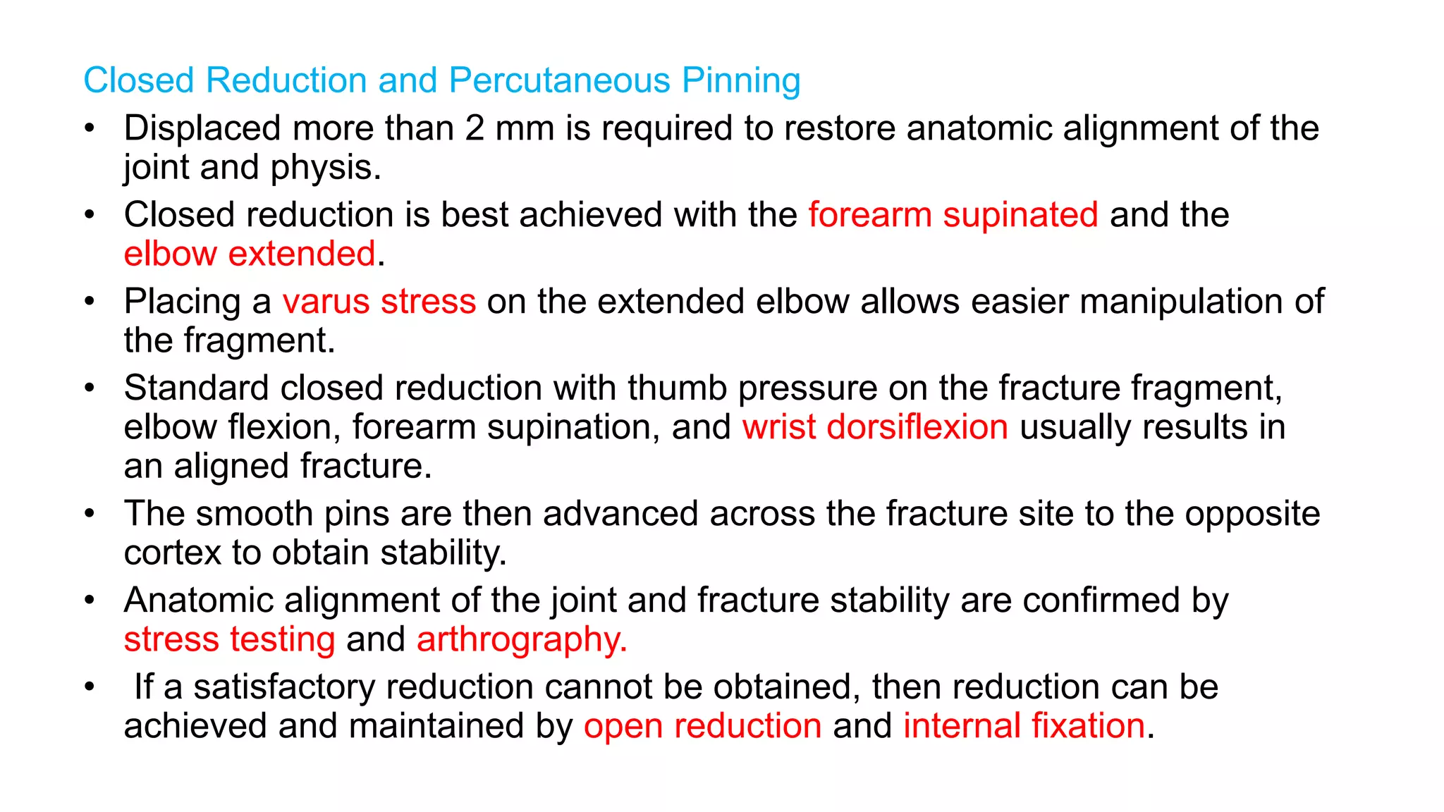Lateral condylar fractures of the distal humerus | PPTX