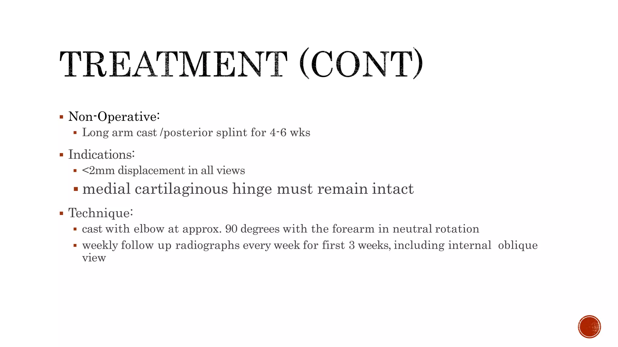 Lateral condyle fracture of humerus in children | PPTX