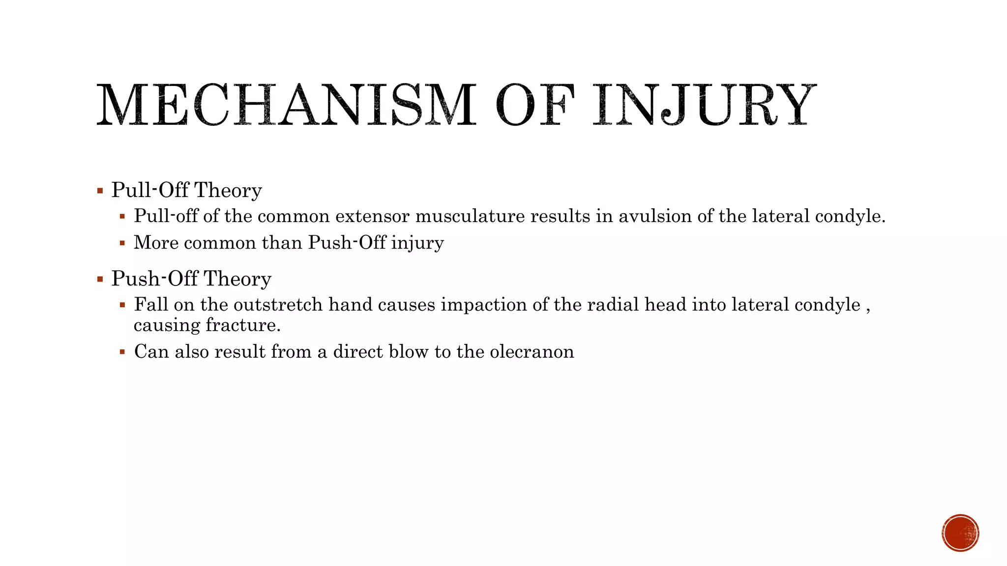 Lateral condyle fracture of humerus in children | PPTX