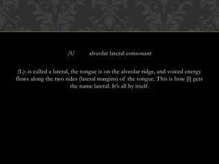 Lateral consonant | PPTX