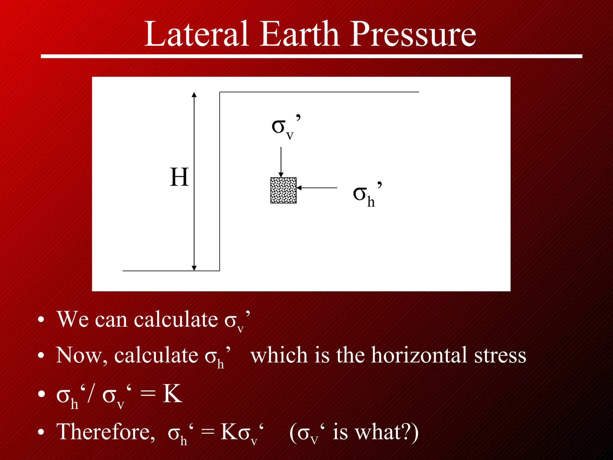 Lateral earth pressure | PPT