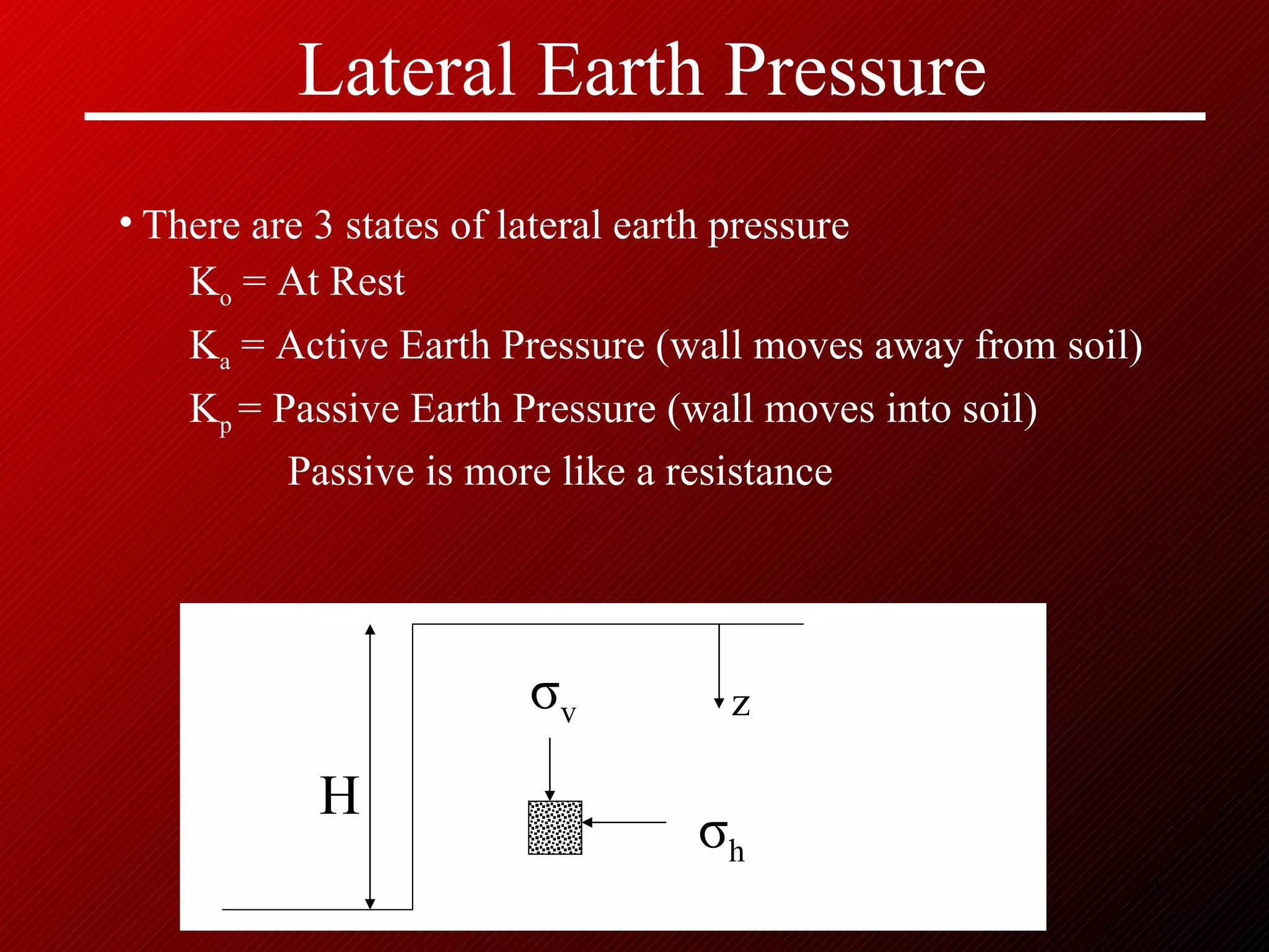 Lateral earth pressure | PPT