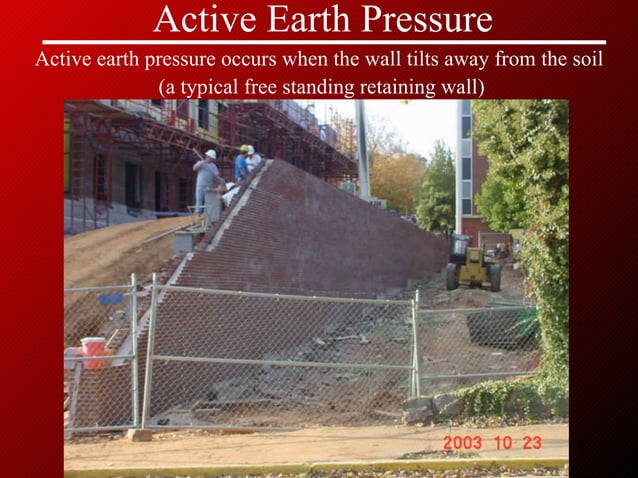 Lateral earth pressure | PPT | Geology | Science