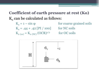 Lateral earth pressure | PPTX