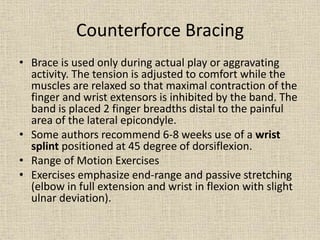 Lateral epicondylitis | PPTX