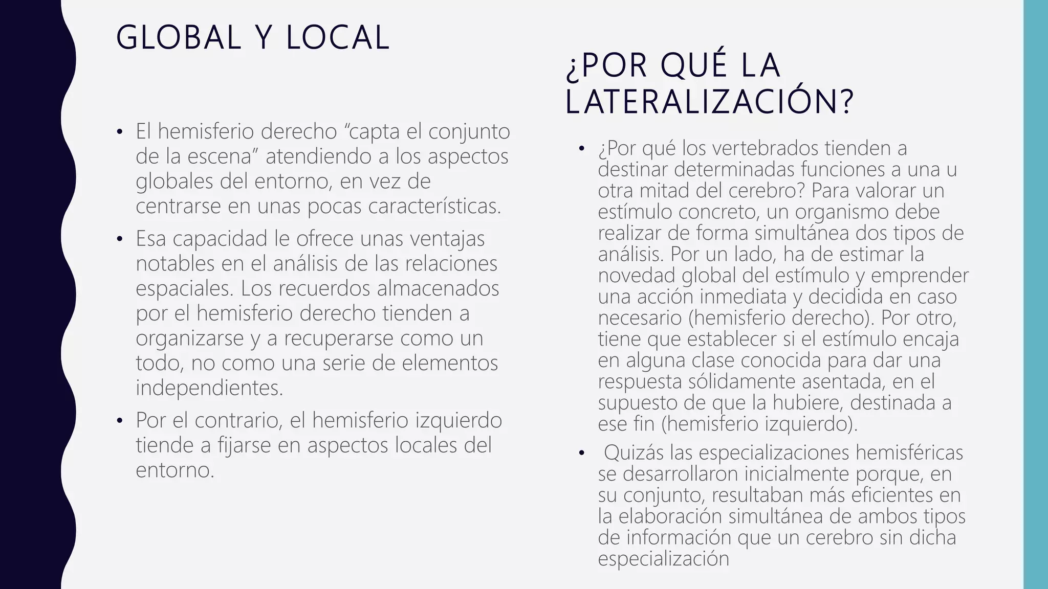 Lateralizacion cerebral | PPTX