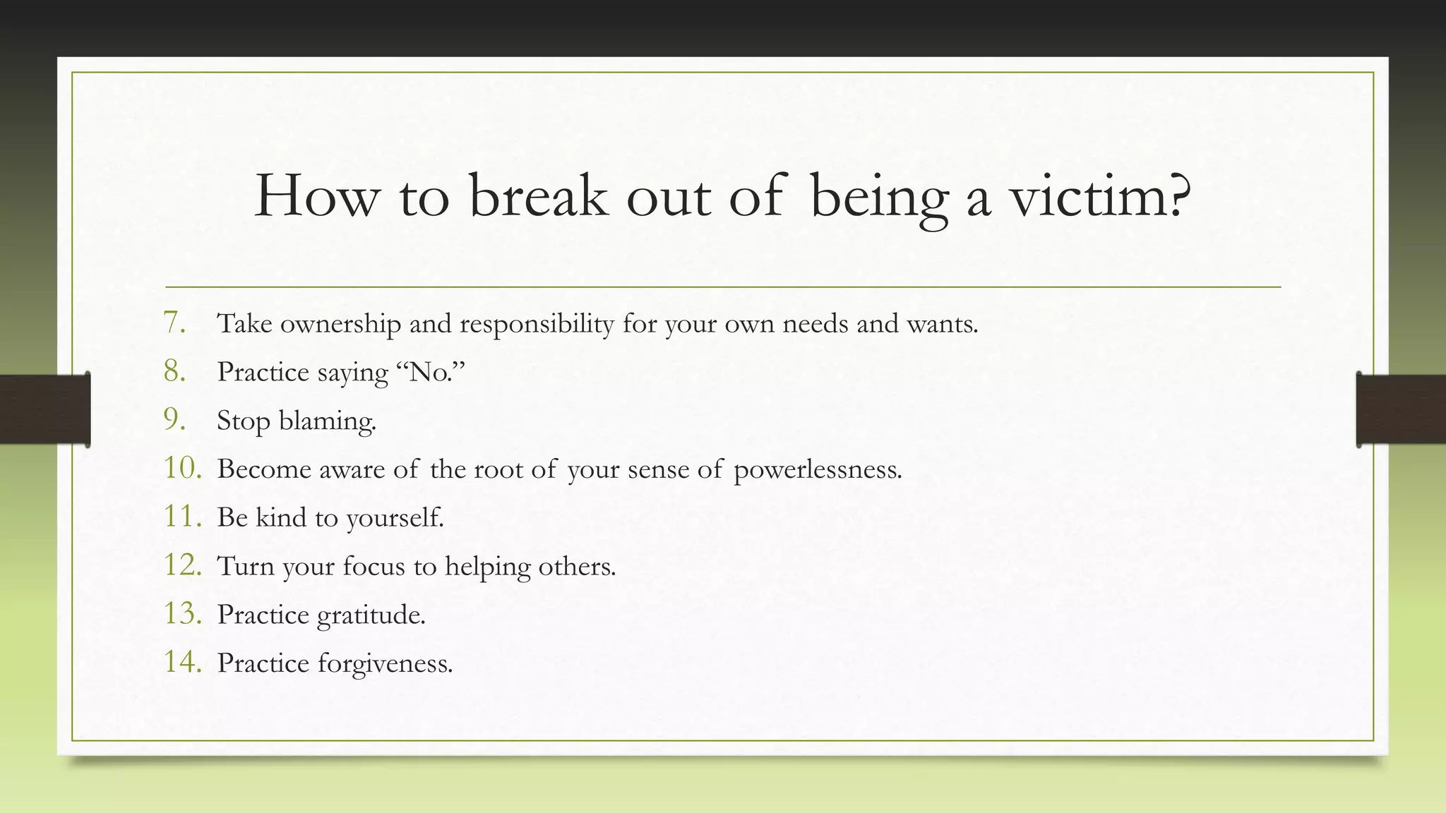 Lateral kindness | PPT