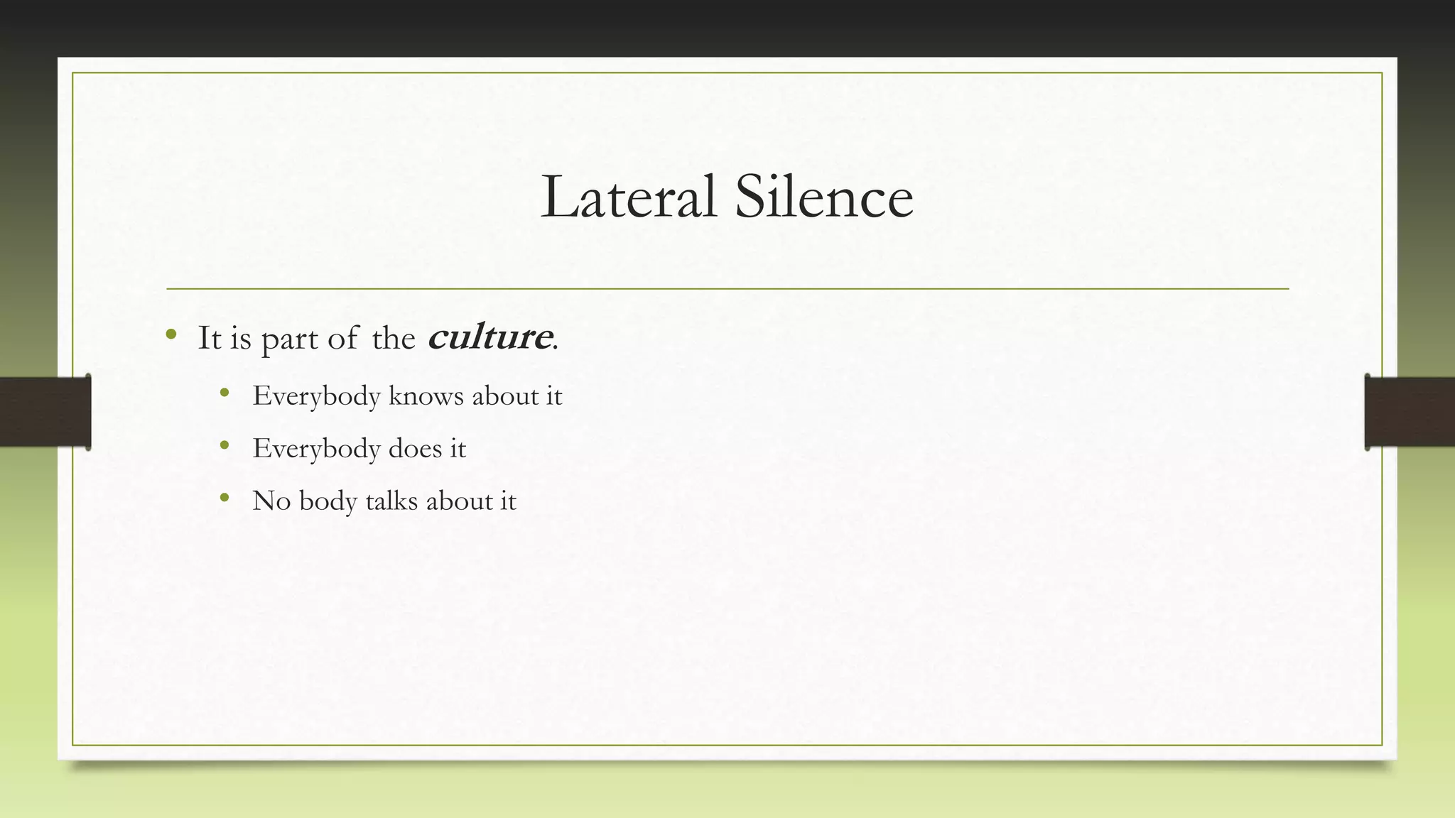 Lateral kindness | PPT