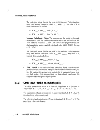Lateral loads manual | PDF