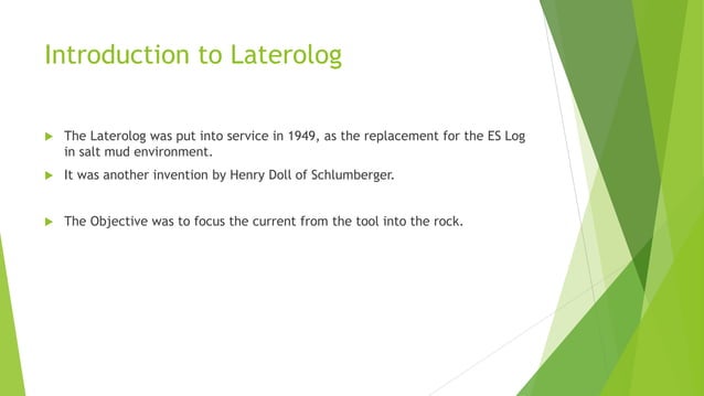 Lateral log deep lld | PPTX | Geology | Science
