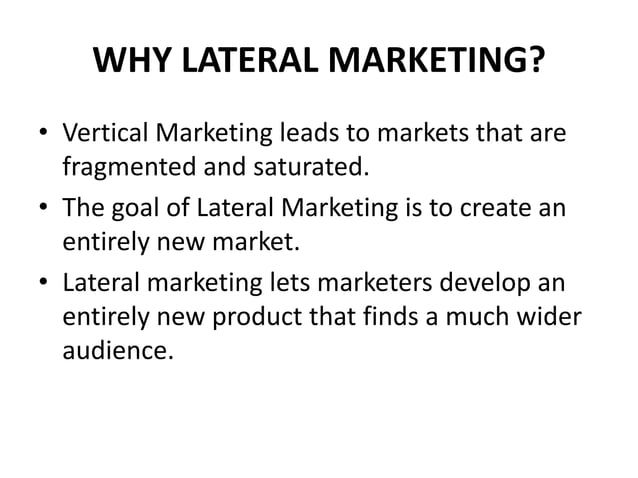 Lateral marketing | PPTX