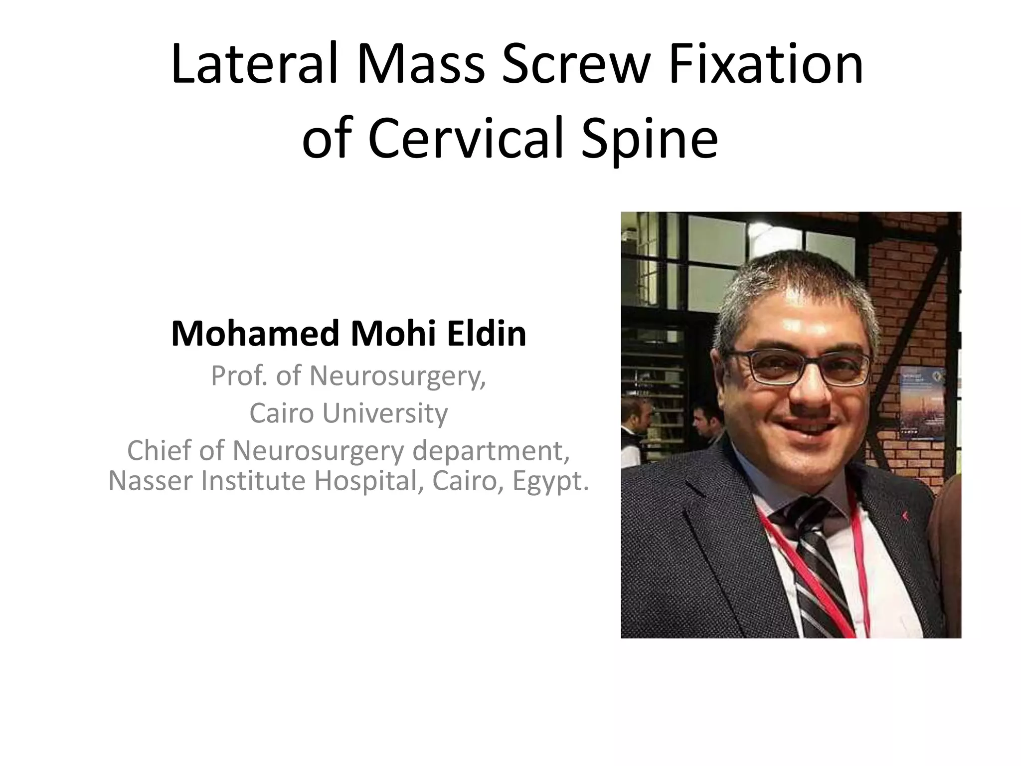 Lateral mass screws | PPSX