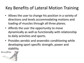 Lateral motion training with slideboards | PDF